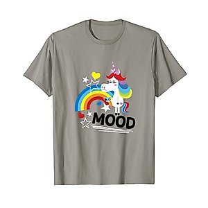 Disney Pixar Inside Out Rainbow Unicorn Mood Logo T-Shirt
