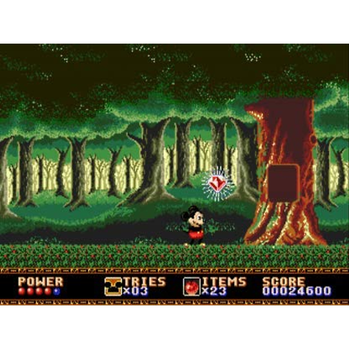 Castle of Illusion Starring Mickey Mouse (Sega Genesis) – Reproduction Video Game Cartridge