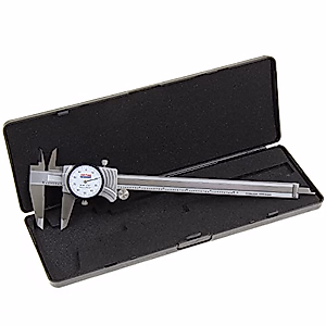 Anytime Tools Premium Dial Caliper 8"/0.001" Precision Double Shock Proof Solid Hardened Stainless Steel