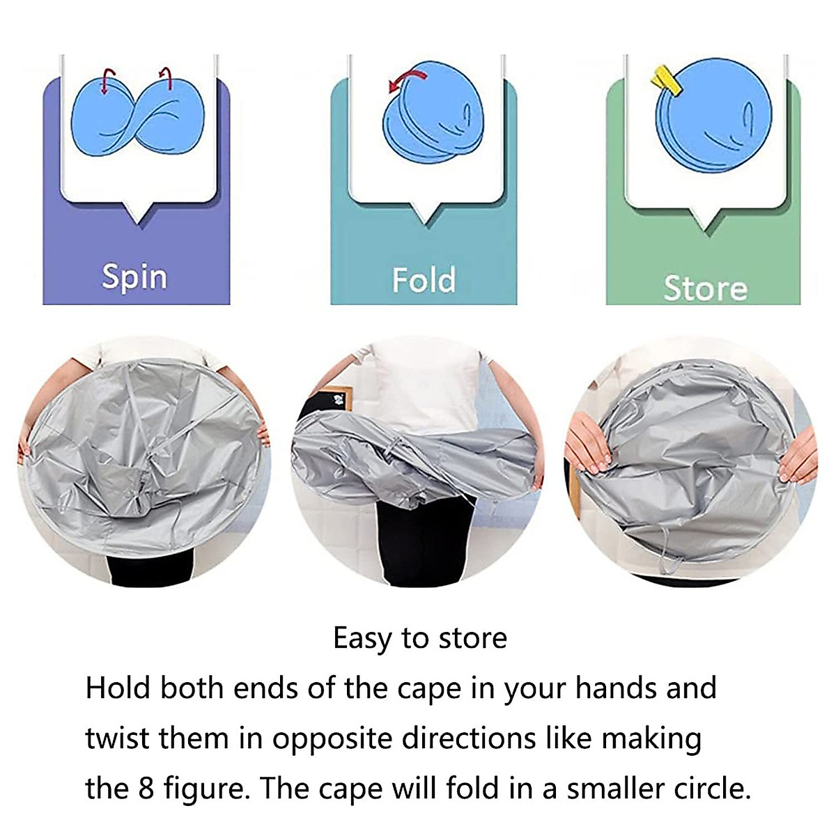 MAFENT Hair Cutting Cape Haircut Cape Barber Cape Hair Catcher Hair Cape Hair Cutting Tools Umbrella Barber Salon Cape Salon Stylist Hairdressing