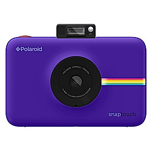 Zink Polaroid Snap Touch Portable Instant Print Digital Camera with LCD Touchscreen Display (Purple)