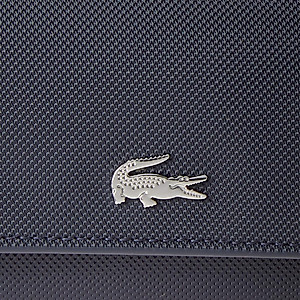 Lacoste Women's Anna Snap Front Wallet, MARINE, ONE SIZE