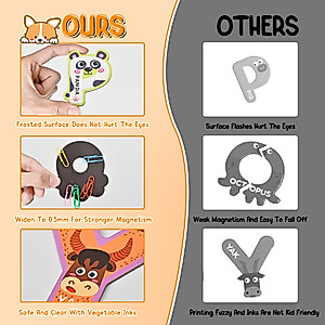 Easter Basket Stuffers for Toddler, Alphabet Magnets, ABC Learning Toys for Kids Ages 3-5, Magnetic Alphabet Letters, Fridge Magnets for Toddlders 3 4 5 Years Old