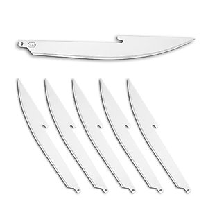 OUTDOOR EDGE 3.5" RazorSafe Replacement 5.0" Boning/Fillet Knife Blades - 6 Pieces plus Blade Storage Box