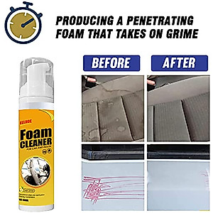 GDSAFS Multipurpose Foam Cleaner Spray, Foam Cleaner All Purpose for Car and House Lemon Flavor,All-Purpose Household Cleaners for Car and Kitchen (30 ml, 3 PCS)