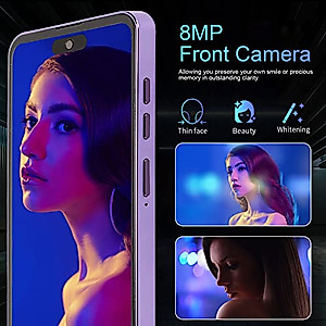 Bewinner Unlock Smartphones,I14Pro 6.7 in 4G Phone for Android11 and 2.0GHz,4GB RAM 128GB ROM Unlocked Cell Phone,8MP Front 16MP Rear Camera Mobile Phone,Cellphone with 4000mAh