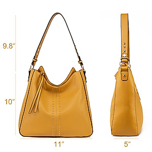 Montana West Hobo Bag for Women Designer Purses and Handbags Tote Shoulder Bags with Guitar Strap,MWC-128A-MSYL