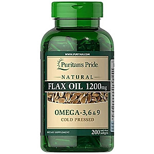 Puritan's Pride Natural Flax Oil 1200 mg