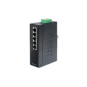 PLANET TECHNOLOGY IGS-501T IP30 Industrial Gigabit Ethernet Switch 5-Port 10/100/1000Base-TX (-40~75°C)