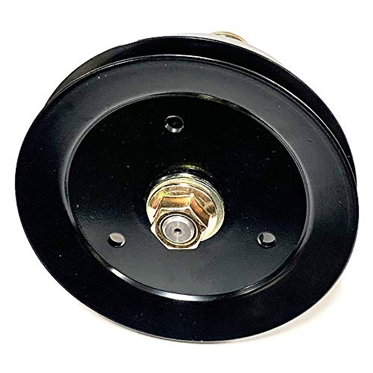 LAWN & GARDEN AMC 3 Spindle Assemblies with Pulleys - Compatible with: eXmark Spindle 103-1140, Pulley 1-633010 (6.3" OD) for Lazer Z with 52" and 60" Decks, S/N 260000-319000