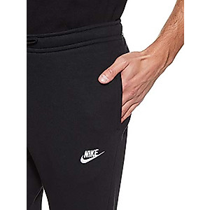 Nike Men's Sportswear Club Joggers, Black/White, Large