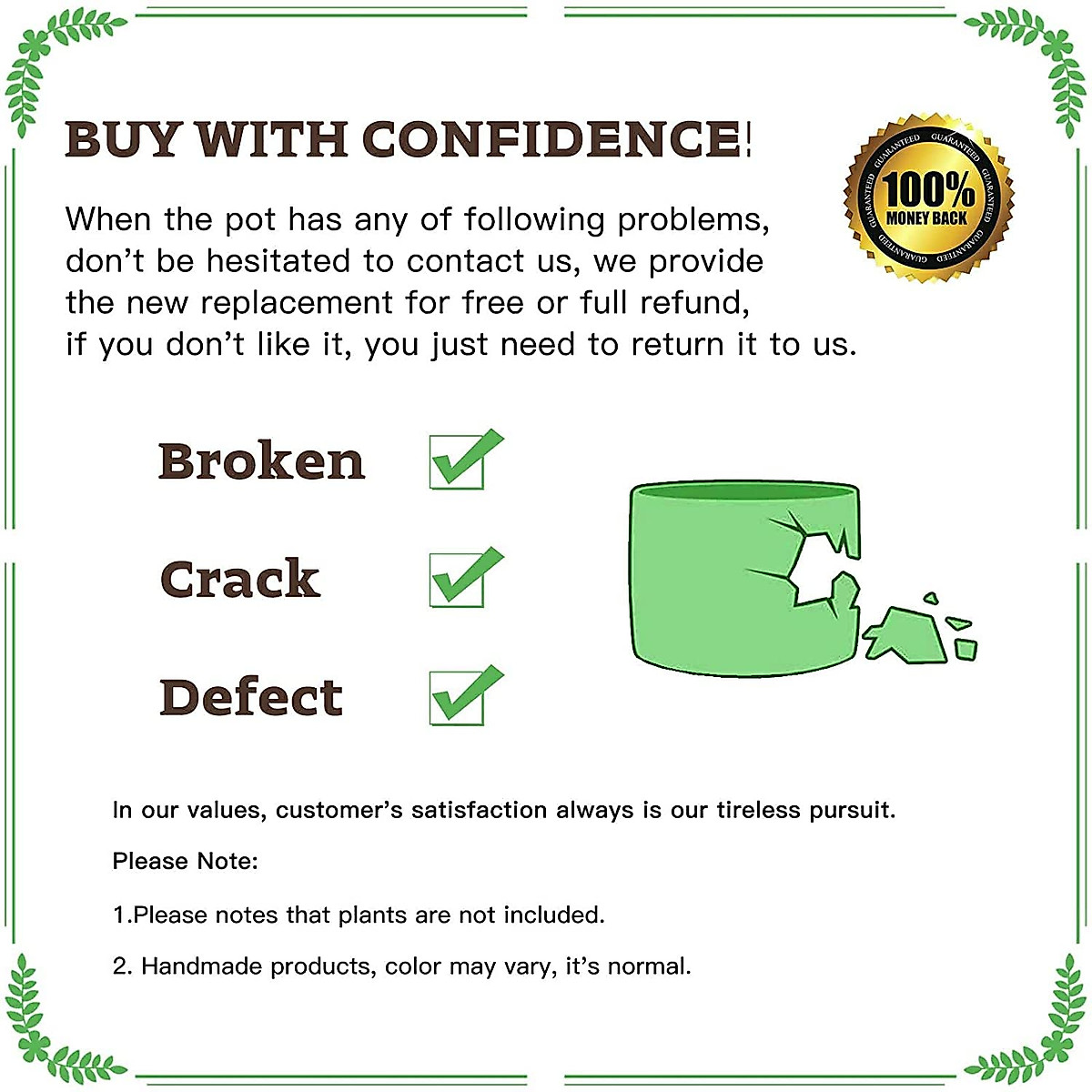 DeeCoo 3 Piece Ceramic Plant pots Indoor Pots Set with Drainage Holes, 5.7/4.7/3.5/inch, Modern Decorative pots Outdoor Plants Lilies, Cacti, Succulents, Snakes, and Bamboo (Blue)