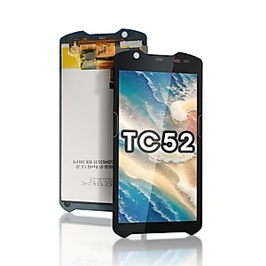TC52 LCD Screen with Touch Digitizer for Zebra TC52 TC520K TC57 TC57HO Barcode Scanner Handheld Mobile Computer, High-resolution Display Replacement