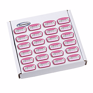 Personna Women's 5 Blade Razor Bulk Pack of 24 Replacement Cartridges Only For Personna Razors - Handle Not Included With This Pack