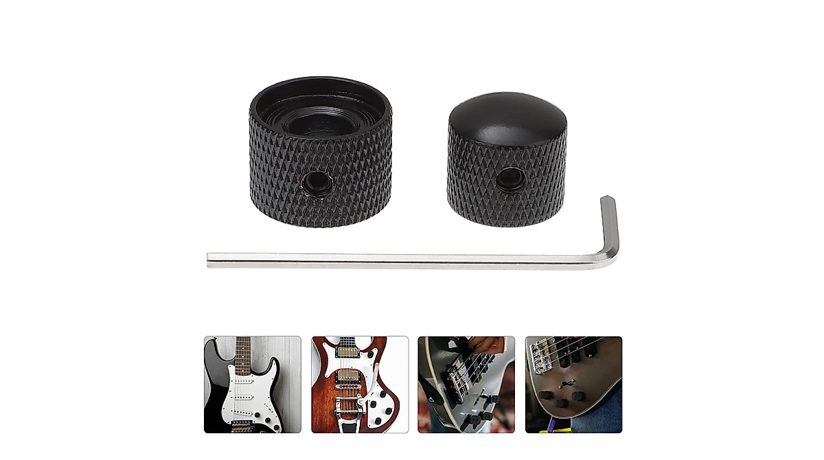 HEALLILY Dual Concentric Control Knobs for Guitar