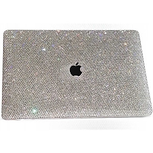 Teazgopx Bling Rhinestone Case Compatible with MacBook Pro 15 Inch 2019 2018 2017 2016 Release (Model:A1990 A1707),Glitter Sparkle Diamond Case Fashion Luxury Shiny Crystal Hard Shell for Women Girls