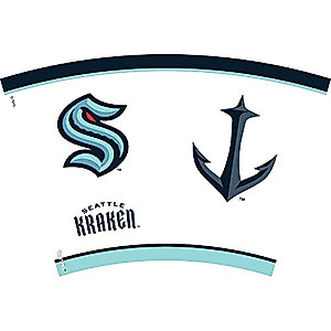 Tervis Made in USA Double Walled NHL Seattle Kraken Insulated Tumbler Cup Keeps Drinks Cold & Hot, 24oz, Tradition