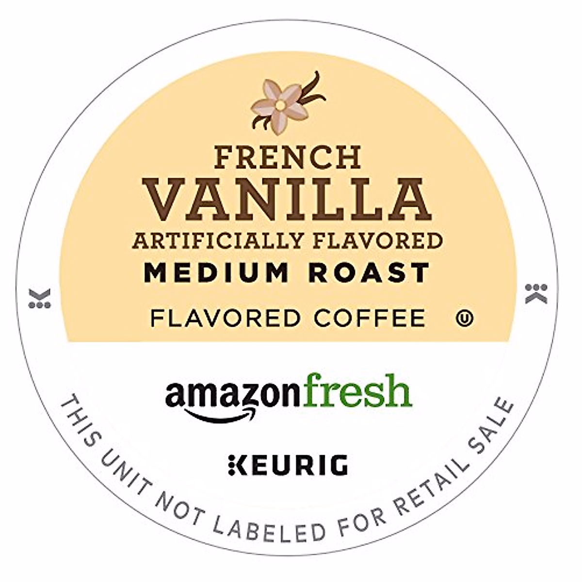 AmazonFresh 80 Ct. K-Cups, French Vanilla Flavored Medium Roast, Keurig K-Cup Brewer Compatible