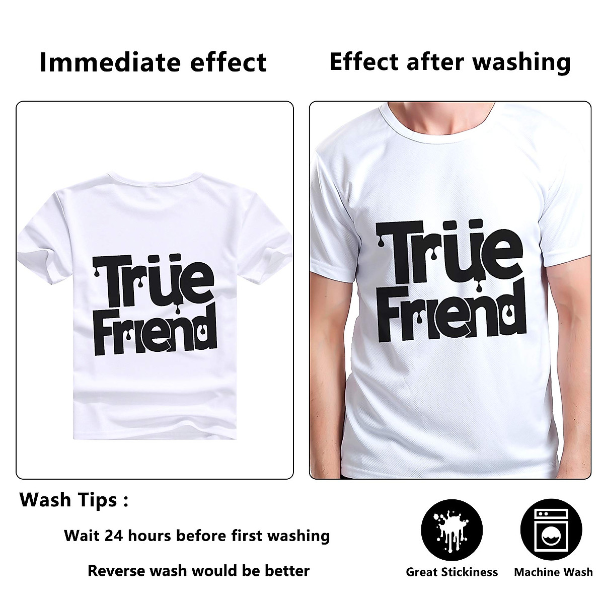 RENLITONG Black HTV Iron on Vinyl 12Inch by 10ft Roll HTV Heat Transfer Vinyl for T-Shirt HTV Vinyl Rolls for All Cutter Machine - Easy to Cut & Weed for Heat Vinyl Design