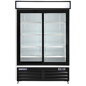 Kratos Commercial Display Refrigerator -Sliding Glass 2-Door Merchandiser, 54" W 48 cu ft (69K-723)