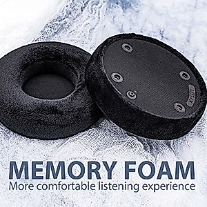 Fidelio X2 Earpads Compatible with Fidelio X1S, X2, X2HR Headphones - X2 HR Memory Foam Replacement Pads (Soft Velour)