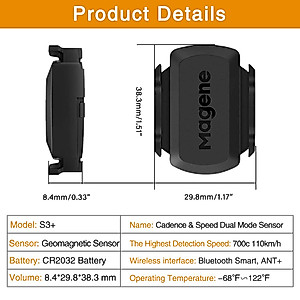 Magene S3 Cadence/Speed Sensor