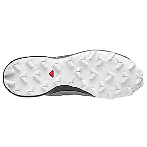 Salomon womens Salomon Women's Speedcross 5 for Women Trail Running Shoe, Wrought Iron/Spray/White, 9.5 US