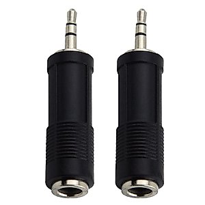 Teds Electronics 2X Pig Hog Solutions - TRS(F) - 3.5mm(M) Stereo Adapter