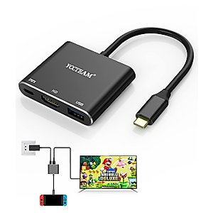 YCCTEAM Switch Dock for Nintendo Switch/OLED, USB C to HDMI TV for Nintendo Switch, Portable 4K Switch Adapter Docking Station for TV/Steam Deck/Samsung DeX/PC, and More
