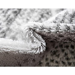 Rugs.com Monte Carlo Collection Rug – 5' x 8' Dark Gray Medium Rug Perfect for Living Rooms, Large Dining Rooms, Open Floorplans