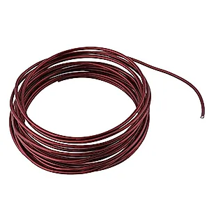 Zerodis Bonsai Training Wire 4 Colors Optional 2mm Colorful Round Oxidation 5 Meters, Roll AntiCorrosion and Rust Resistant(Bronze)