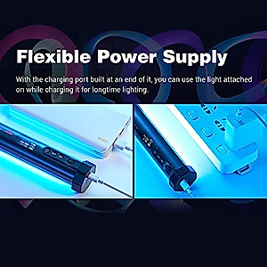 Godox TL30 RGB Tube Light LED Light 8W 2700K-6500K Built-in Lithium Battery Smartphone APP Control (Single Lamp) (Godox TL30)