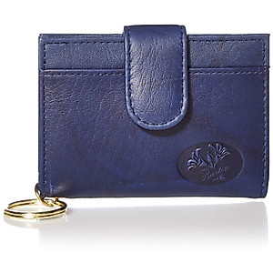 Buxton Heiress Pik-Me-Up Tab Card Case, Black