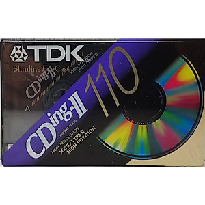 TDK CD POWER AUDIO CASSETTE 110 MINS