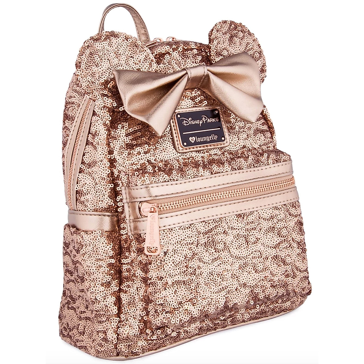 Disney Parks Exclusive - LoungefIy Mini Backpack - Rose Gold