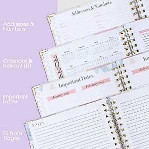 2024 Planner - Weekly & Monthly Planner 2024 with Tabs and Thick Paper, Jan 2024 - Dec 2024, Back Pocket with 15 Notes Pages + Gift Box - 8" x 10"