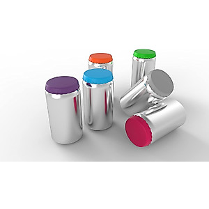 Silicone Soda Can Lids – Can Covers – Can Caps – Can Topper – Can Saver – Can Stopper – Fits standard soda cans (6 Pack, Assorted)