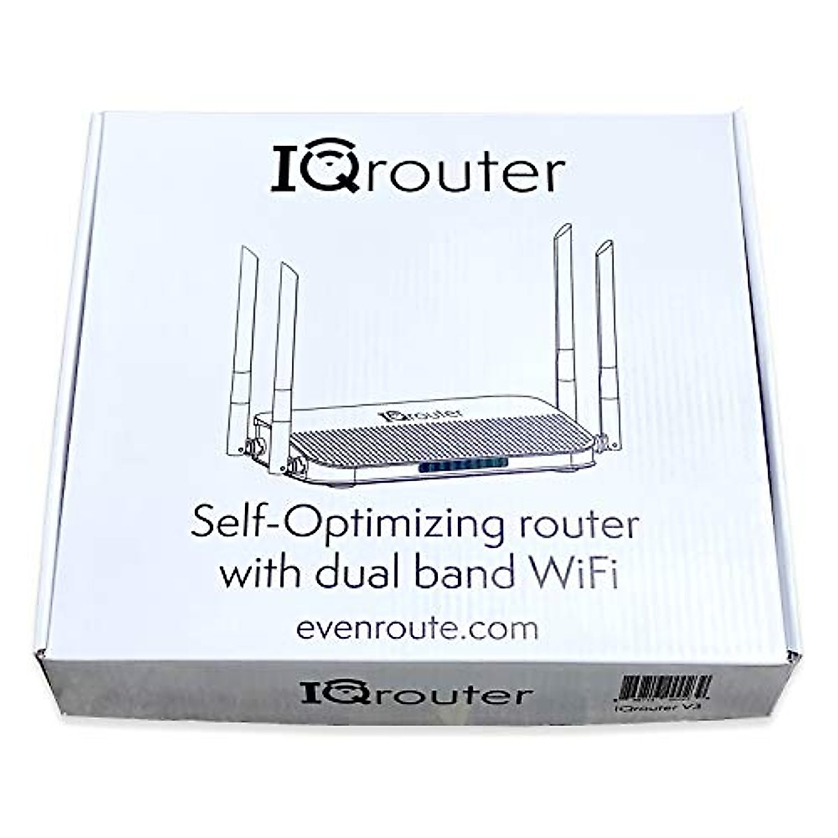 IQrouter – IQRV3 Self-Optimizing Router with Dual Band WiFi adapts to Your line for Improved Quality