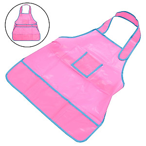 SOIMISS Children Painting Apron Painting Smock Painting Apron Overalls for Kids Overol Para Niño Kids Apron Children Drawing Plastic Art Supplies Children Painting Smock Child Apron