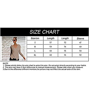 Women's V-Neck Wrap Slim Sweater Criss Cross Wrap Long Sleeve Pullover Tops Asymmetric Hem Knitted Crop Solid Pullover (Red,Large)