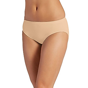 Jockey Women's Underwear Comfies Microfiber French Cut - 3 Pack, Light, 8