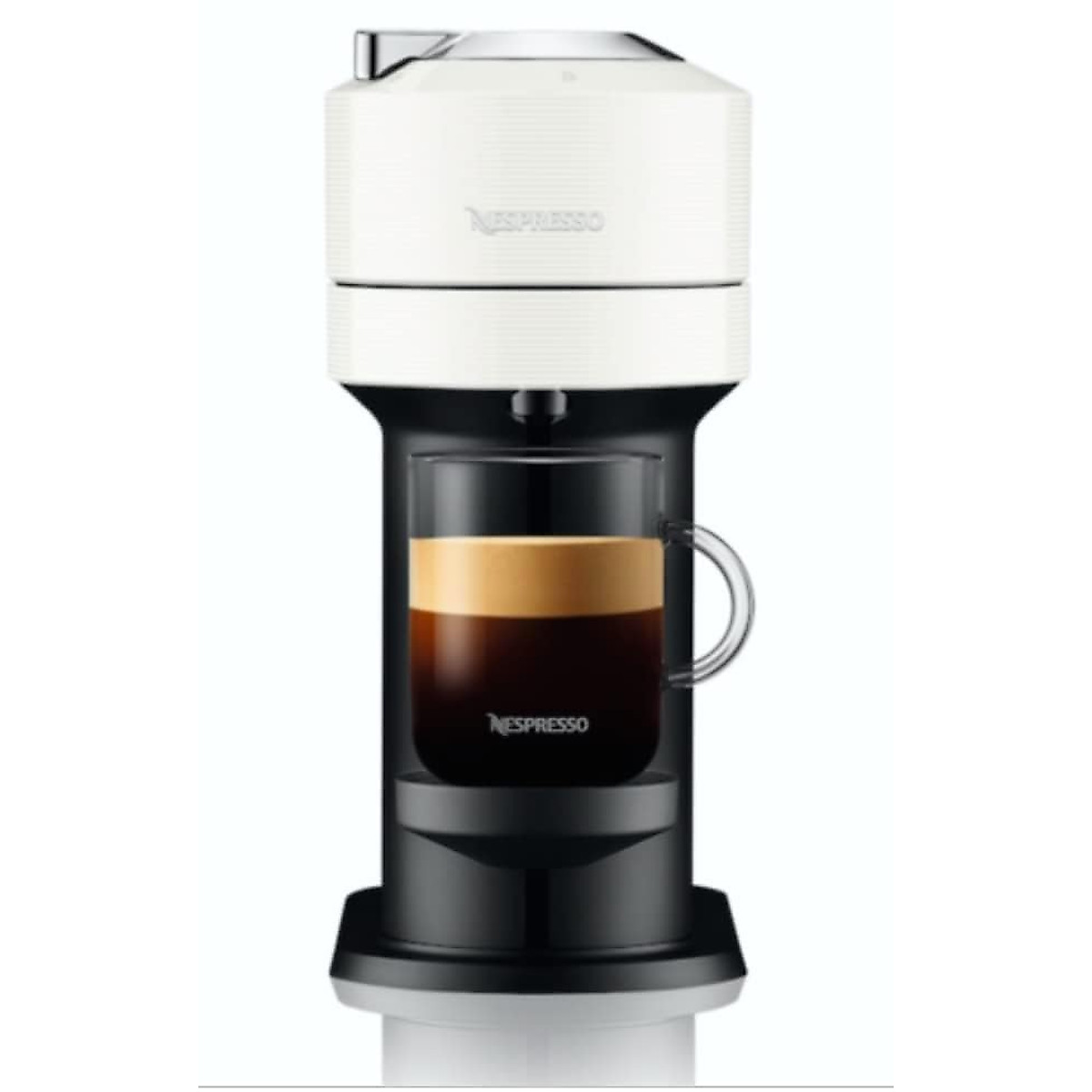 Nespresso De'Longhi Vertuo Next Deluxe by De'Longhi with Aeroccino - Chrome