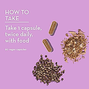 HUM Moody Bird - PMS, PMDD & Mood Supplement for Women - Chasteberry + Dong Quai Root Support for Cramps, Cravings, Irritability & Hormone Balance - Daily Period Relief (60 Vegan Capsules)