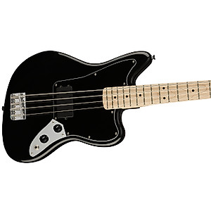 Squier Affinity Series Jaguar Bass, Black, Maple Fingerboard