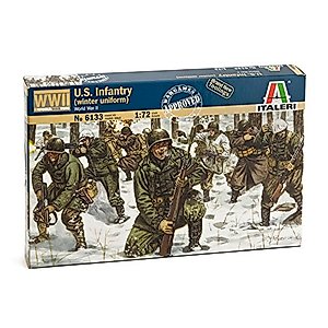 Italeri I6133 510006133 - 1:72 WWII United States Infantry Winter Uniform, Plastic Construction Kit