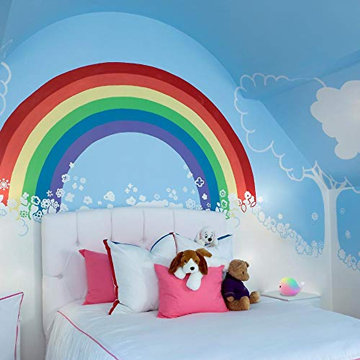 Globe Electric Adorable Multicolor Changing Integrated LED Rechargeable Silicone Night Light for Baby and Kids Rooms (Wally The Whale)