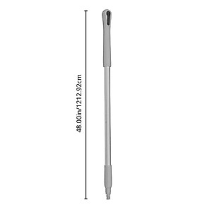 SPARTA Adjustable Aluminum Broomstick, 48” Mop and Broom Handle Replacement with Color-Coded System for Environments with Harsh Cleaning Agents, Aluminum, 48 Inches, Blue