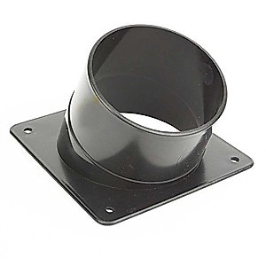 Big Horn 11428 4-Inch Dust Port with 4 Mounting Holes
