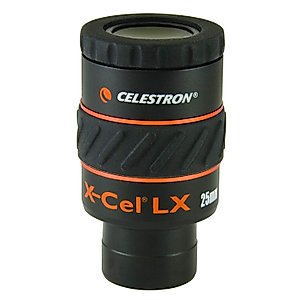 Celestron X-Cel LX Series Eyepiece - 1.25-Inch 25mm 93426