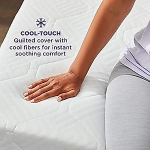 Sleep Innovations Hudson Hybrid 12 Inch Cooling Gel Memory Foam and Innerspring Mattress with Cool Touch Quilted Cover, Queen Size, Bed in a Box, Medium Support